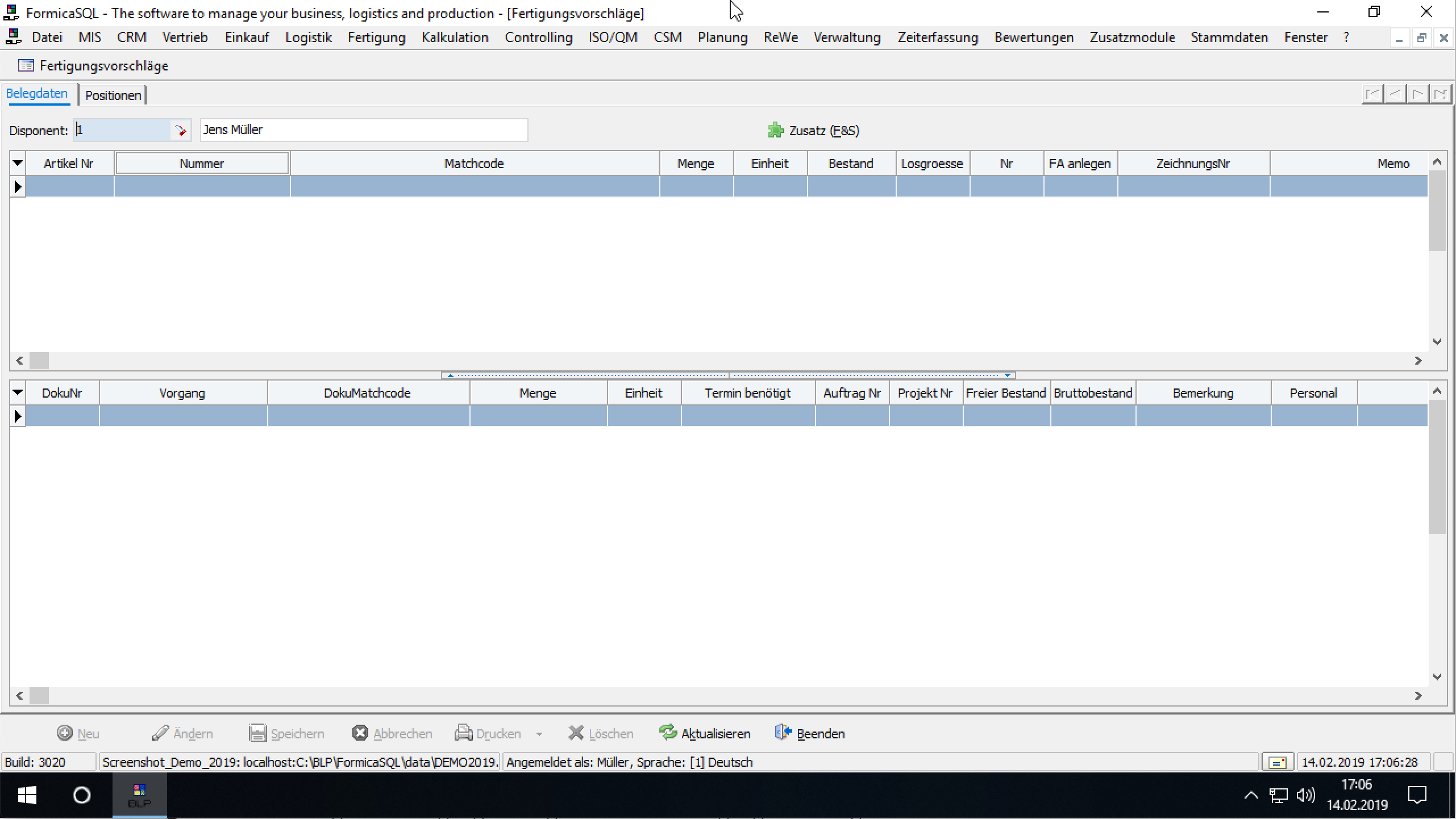 PPS Software I Produktionsplanung Software: Formica PPS