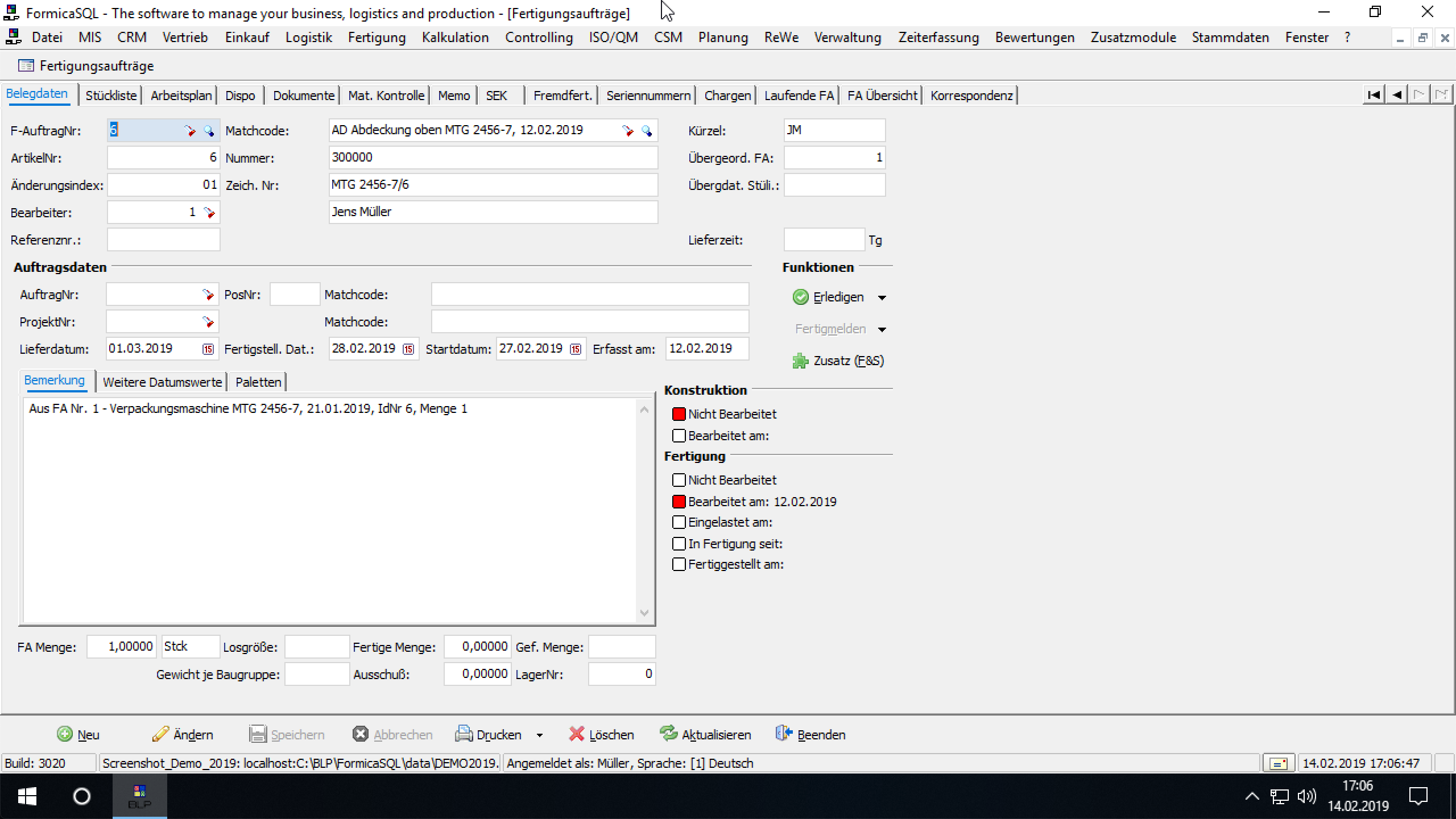 PPS Software I Produktionsplanung Software: Formica PPS