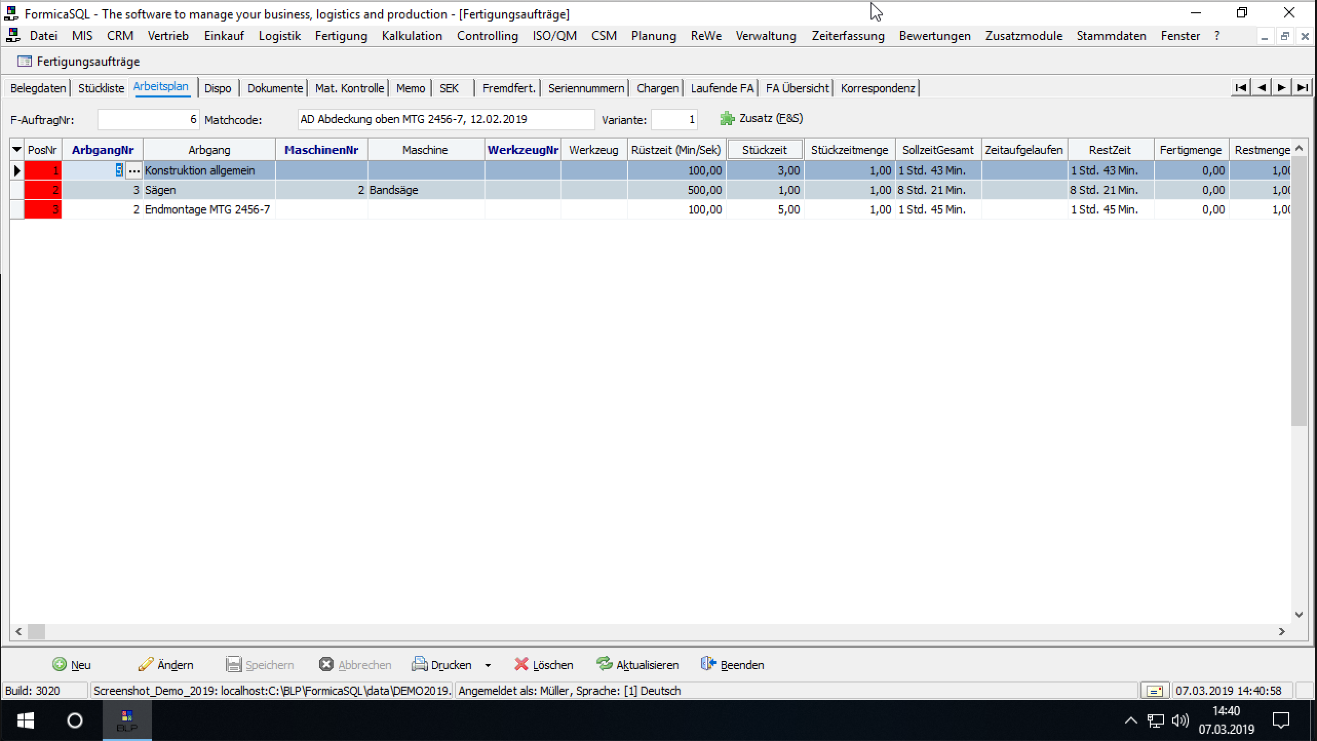 PPS Software I Produktionsplanung Software: Formica PPS